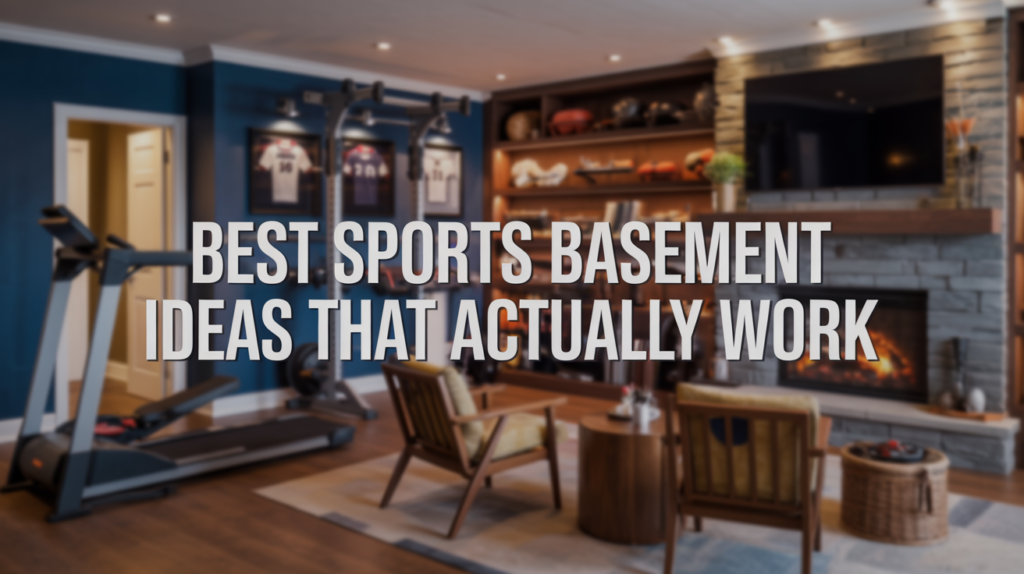 Best Sports Basement Ideas That Actually Work - HingeModern