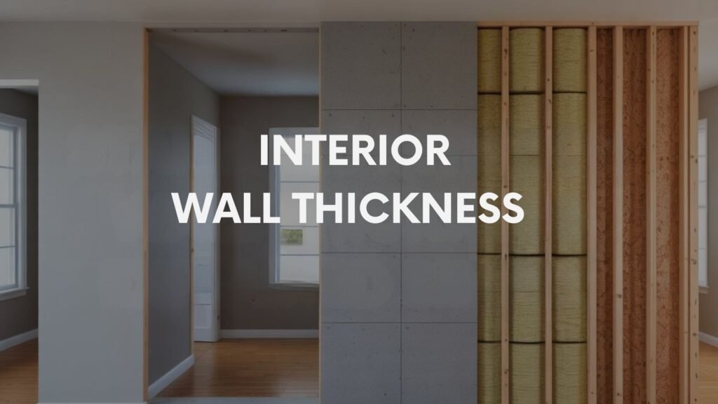 Interior Wall Thickness: Standard Measurements Explained - HingeModern