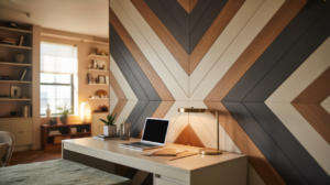 Diagonal Accent Wall Ideas for a Bold, Modern Look - HingeModern